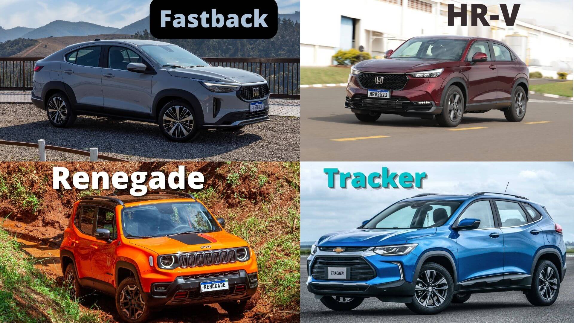 Fiat Fastback terá concorrência pesada entre os SUVs compactos